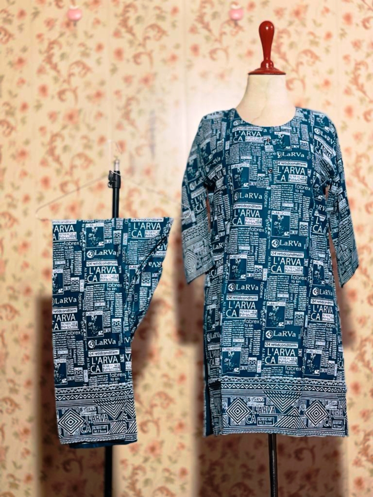 2 Pcs Cloth with Trouser Ready to Wear for Girls and Women | Daraz.pk