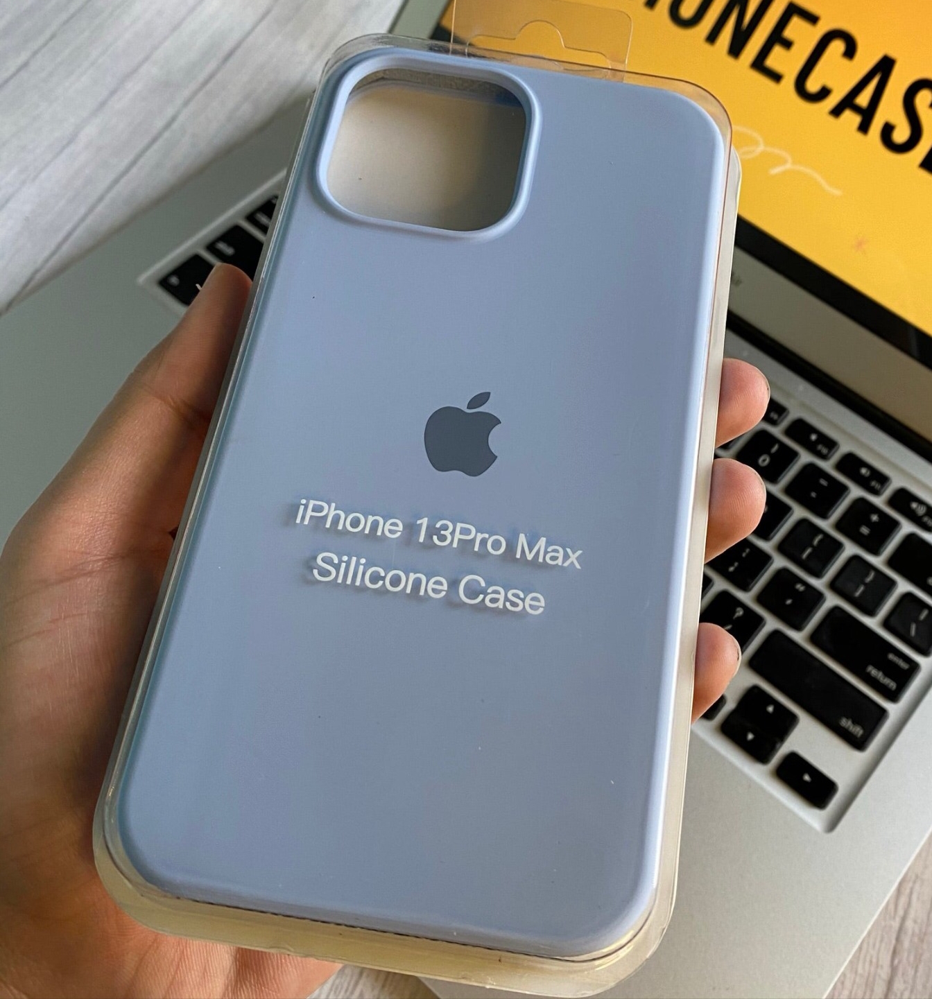 For Iphone 13 Pro Max Official Logo Silicon Case - Official Case | Daraz.pk