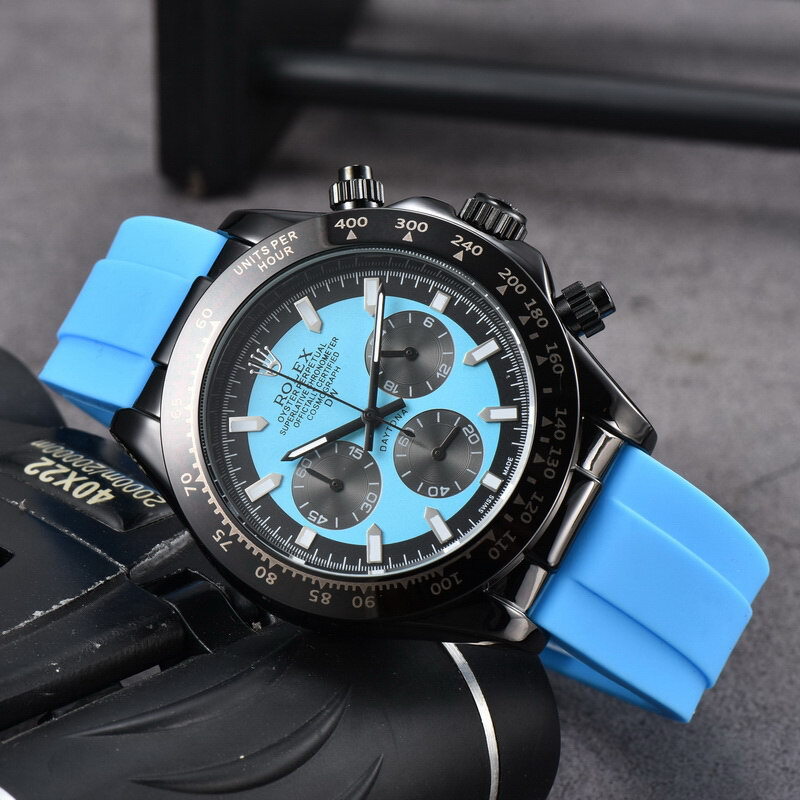 Вес кварц 3 глаза текстура вес Rolex резиновые ремешки роскошные ...