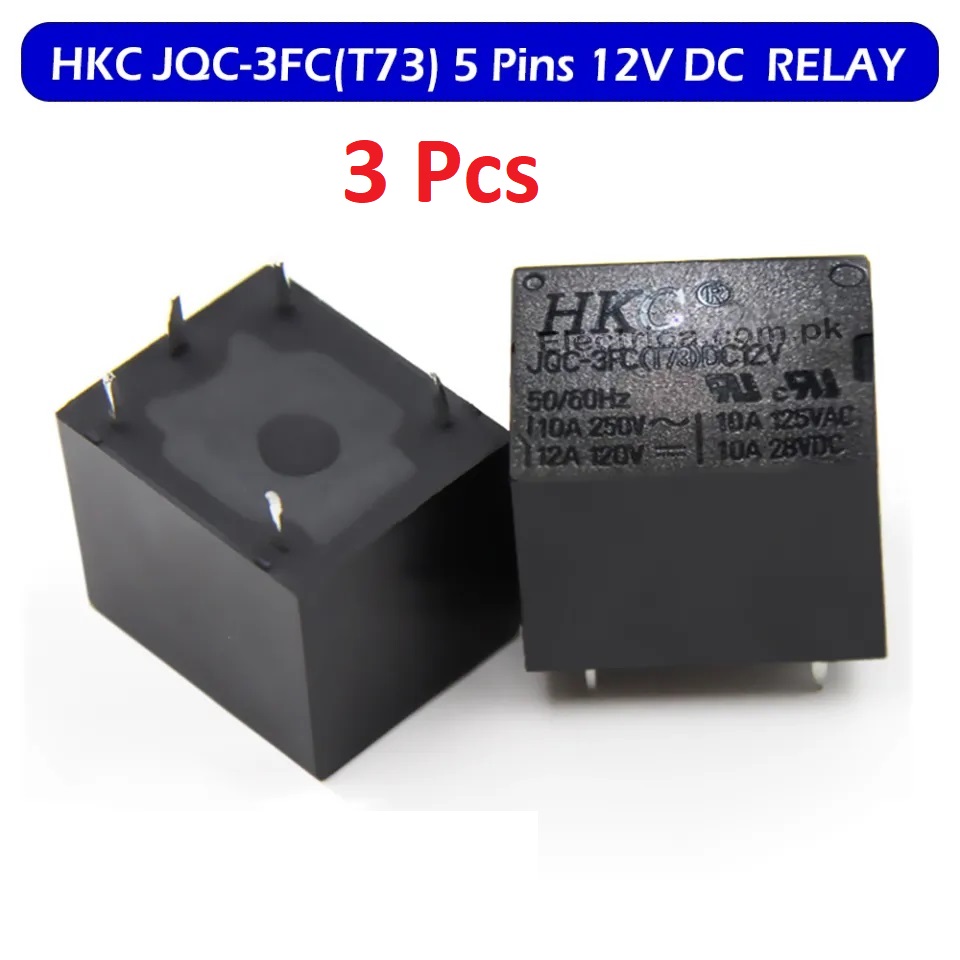 1/2/3/5/10 PCS DC 12V 5PIN SPDT RELAY - Original High Quality DC 12V ...