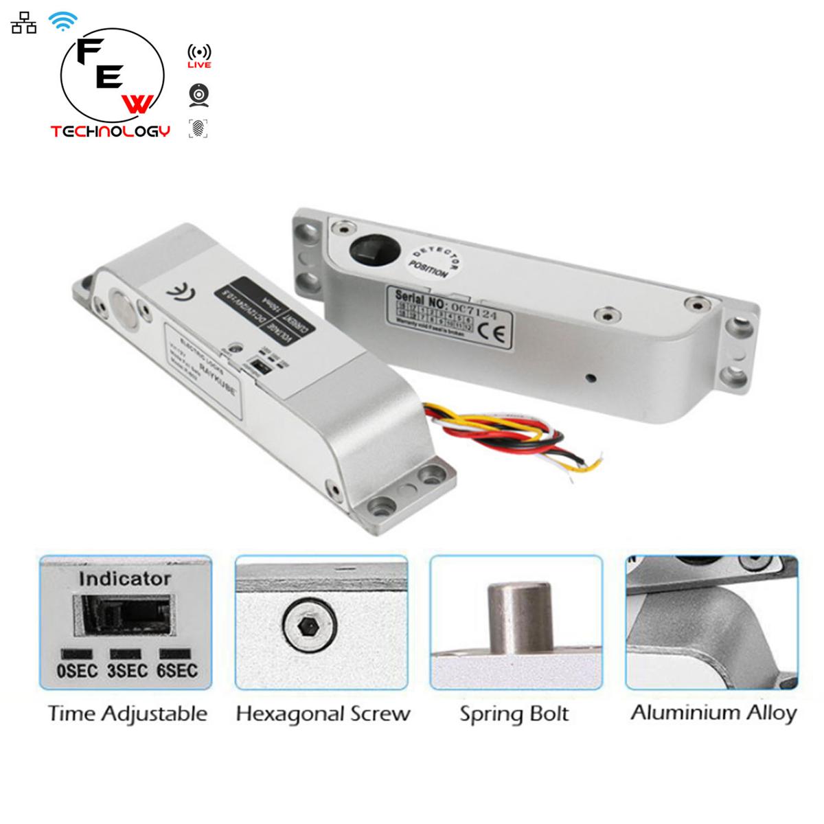 Electric Wooden Hosing Drop Bolt Lock for Access Control System | Daraz.pk