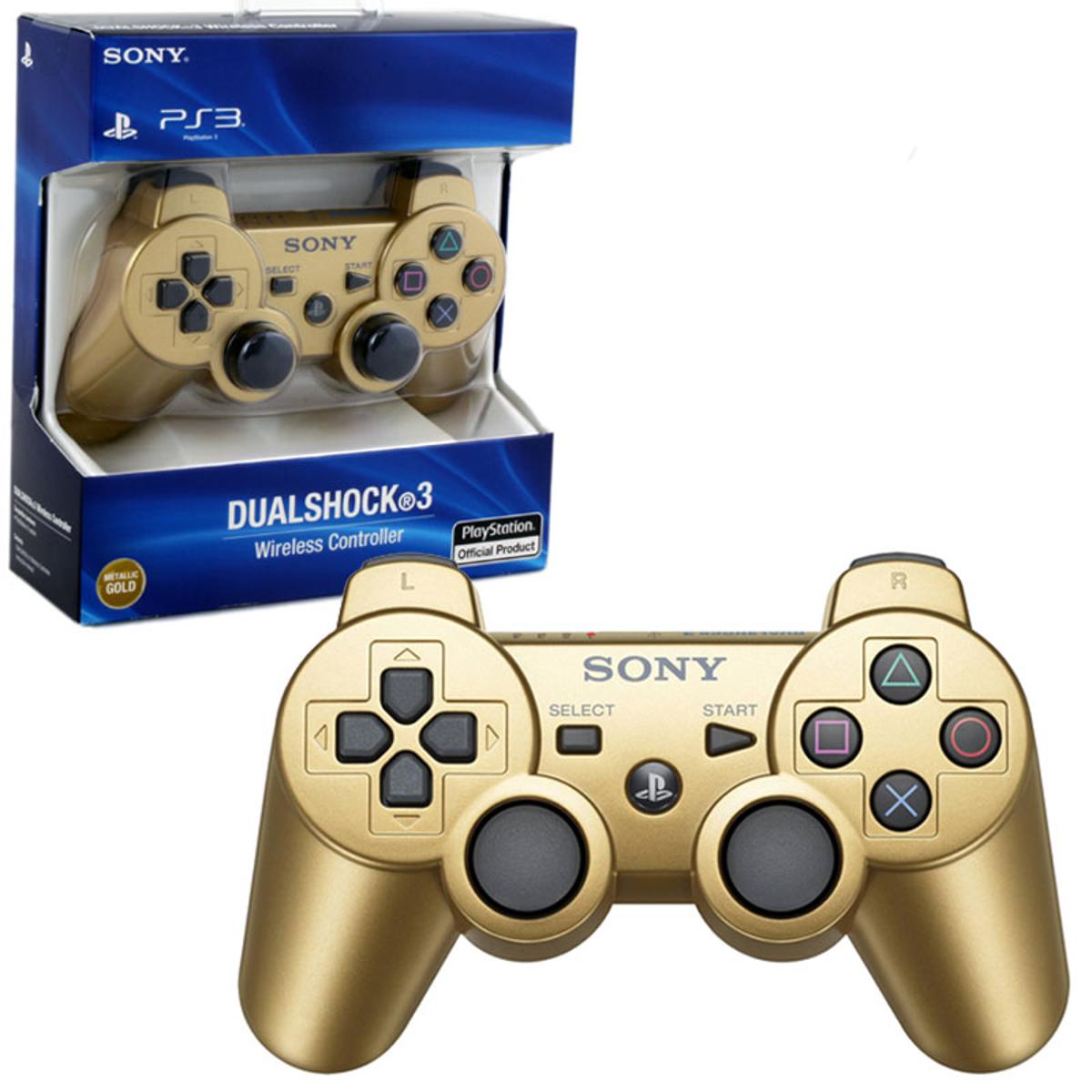 Metallic Gold Ps3 Controller