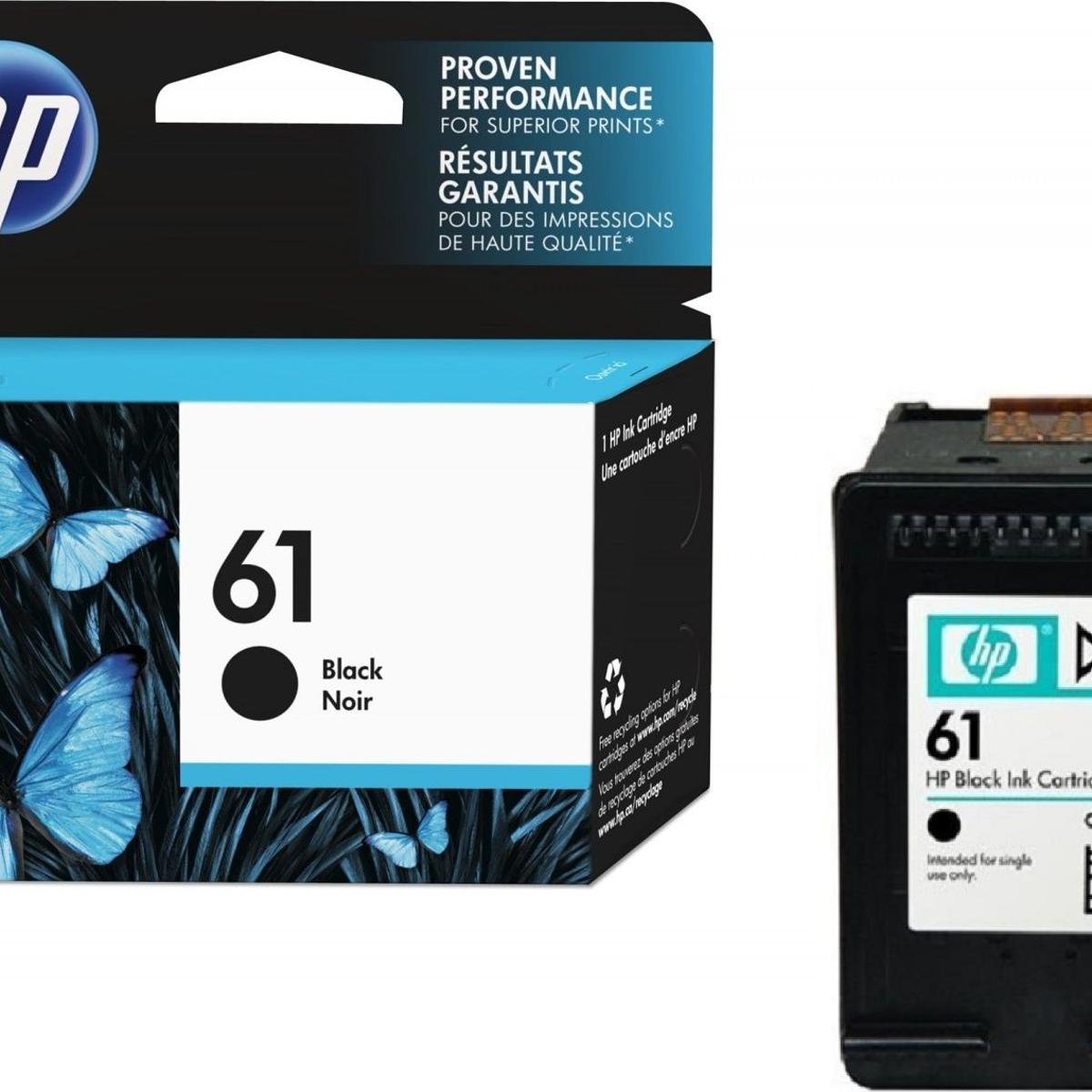 HP 61 Ink Cartridges Works with DeskJet 1000, 1010, 1050, 1510, 2050 ...