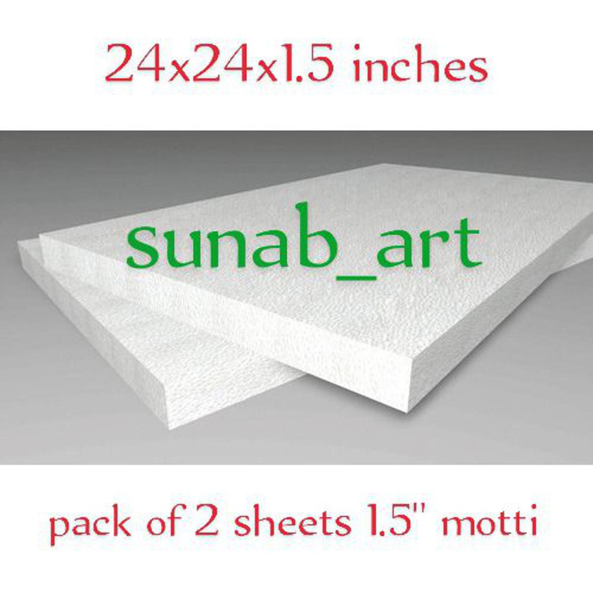 thermopore/thermocol sheet 24x24x1.5 " packing of 2 | Daraz.pk
