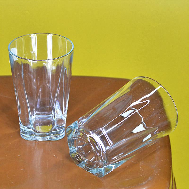 GLASS WATER 6 PCS DIFFERENT DESIGN CLEAR GLASS MATERIAL | Daraz.pk