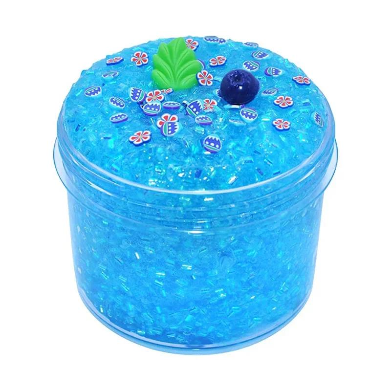 70ml Clear Crystal Slime Candy Non Sticky Slime Soft Jelly Clay for ...