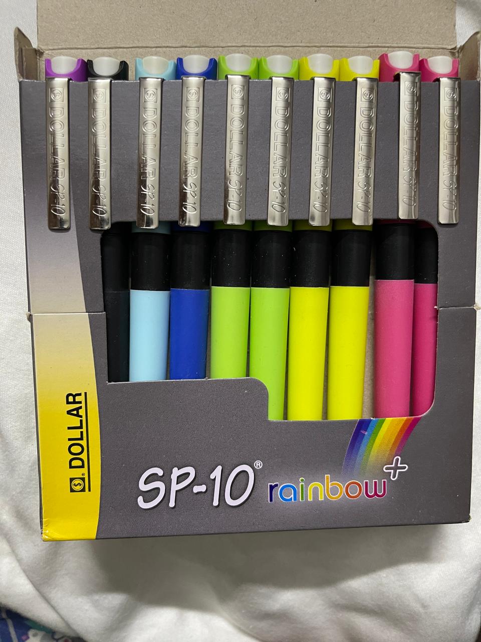 Dollar SP10 Rainbow Colors Fountain Pen | Daraz.pk