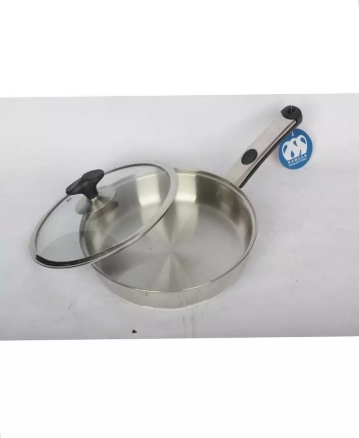 Alpha Stainless Steel Fry Pan durable stainless steel double bottom ...
