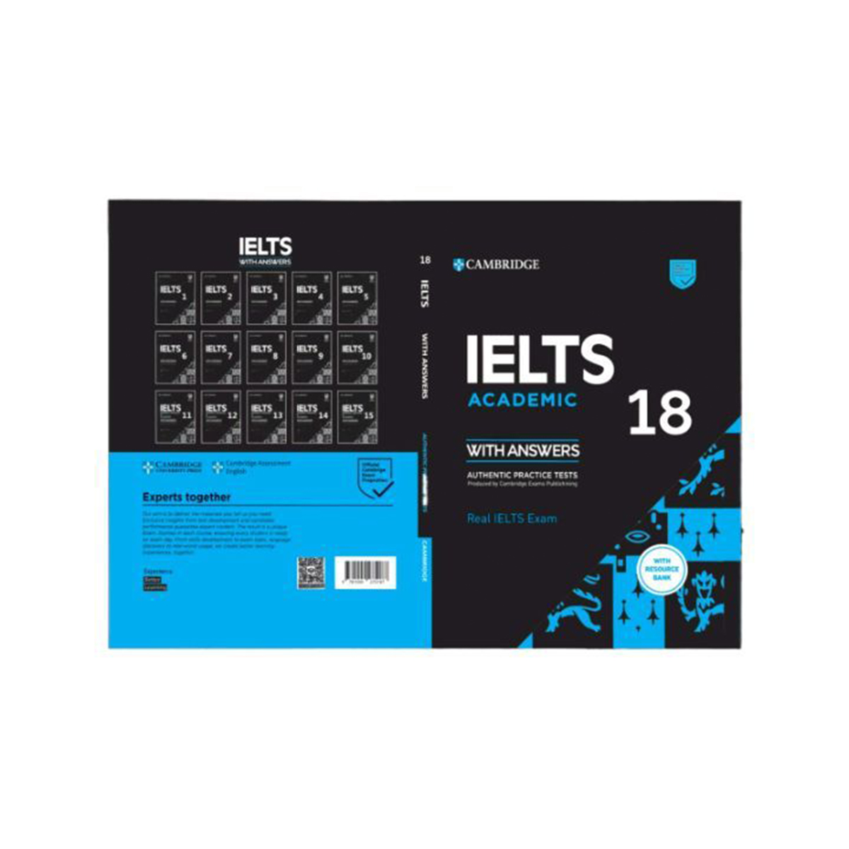 Cambridge English IELTS Academic 18 books set with audio qr code | Daraz.pk