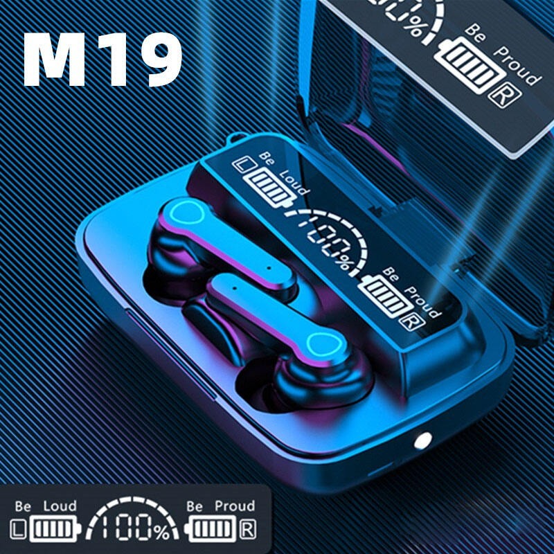M19 Earbuds TWS Earphone Touch Control Wireless Bluetooth 5.1 ...