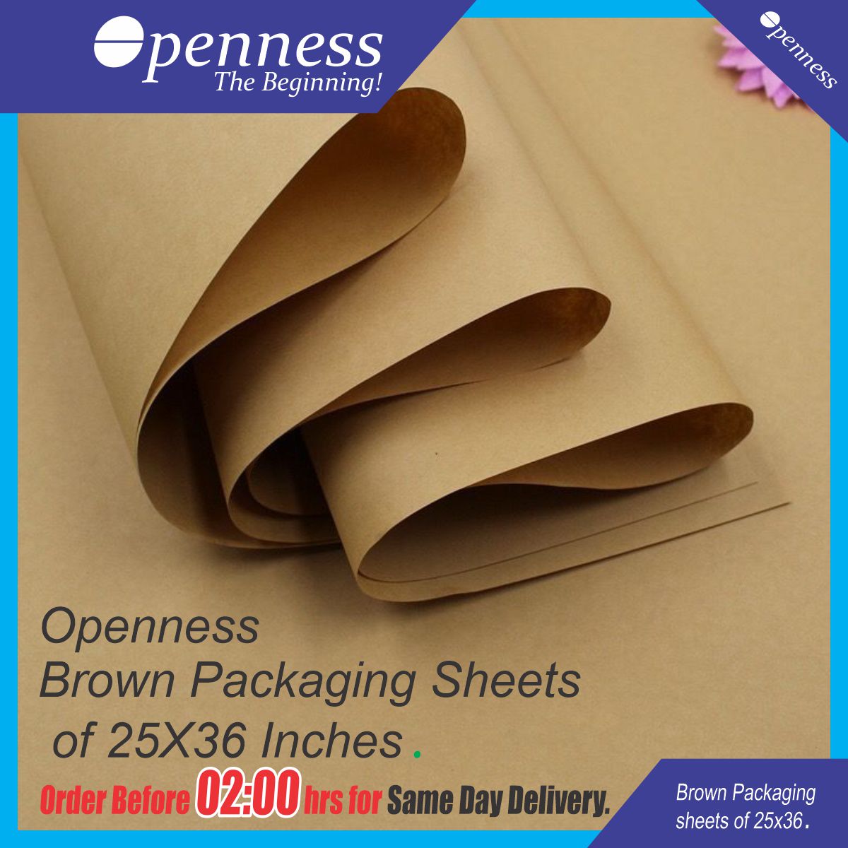 Wrapping Paper - Packing Material - 25x36 inches - Brown | Daraz.pk