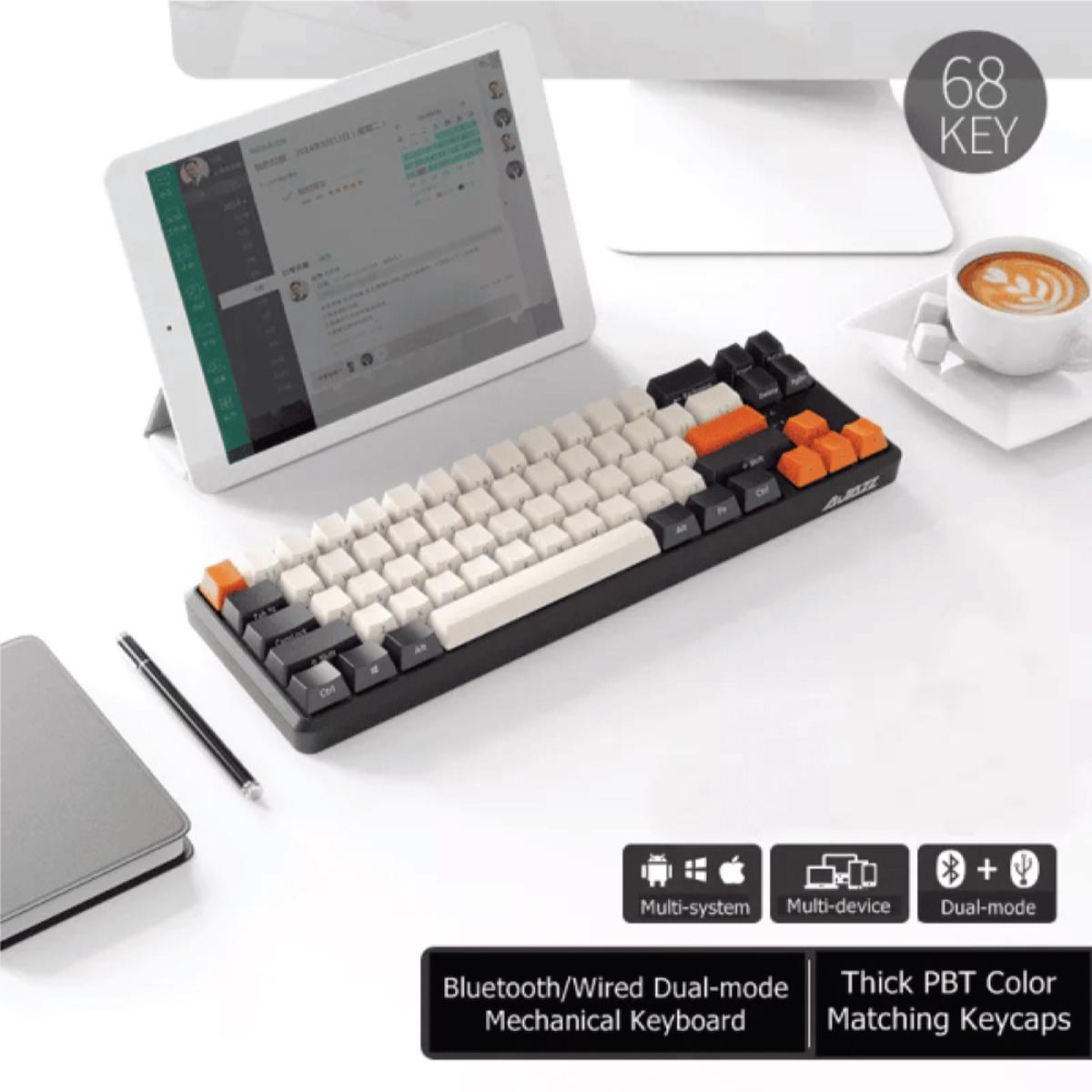 K680T Rainbow Wireless Mechanical Keyboard. | Daraz.pk