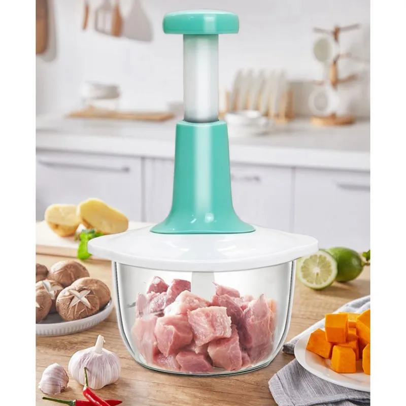 Manual Hand Push Speedy & Multifunctional Chopper, 2 Liter Chopper With ...