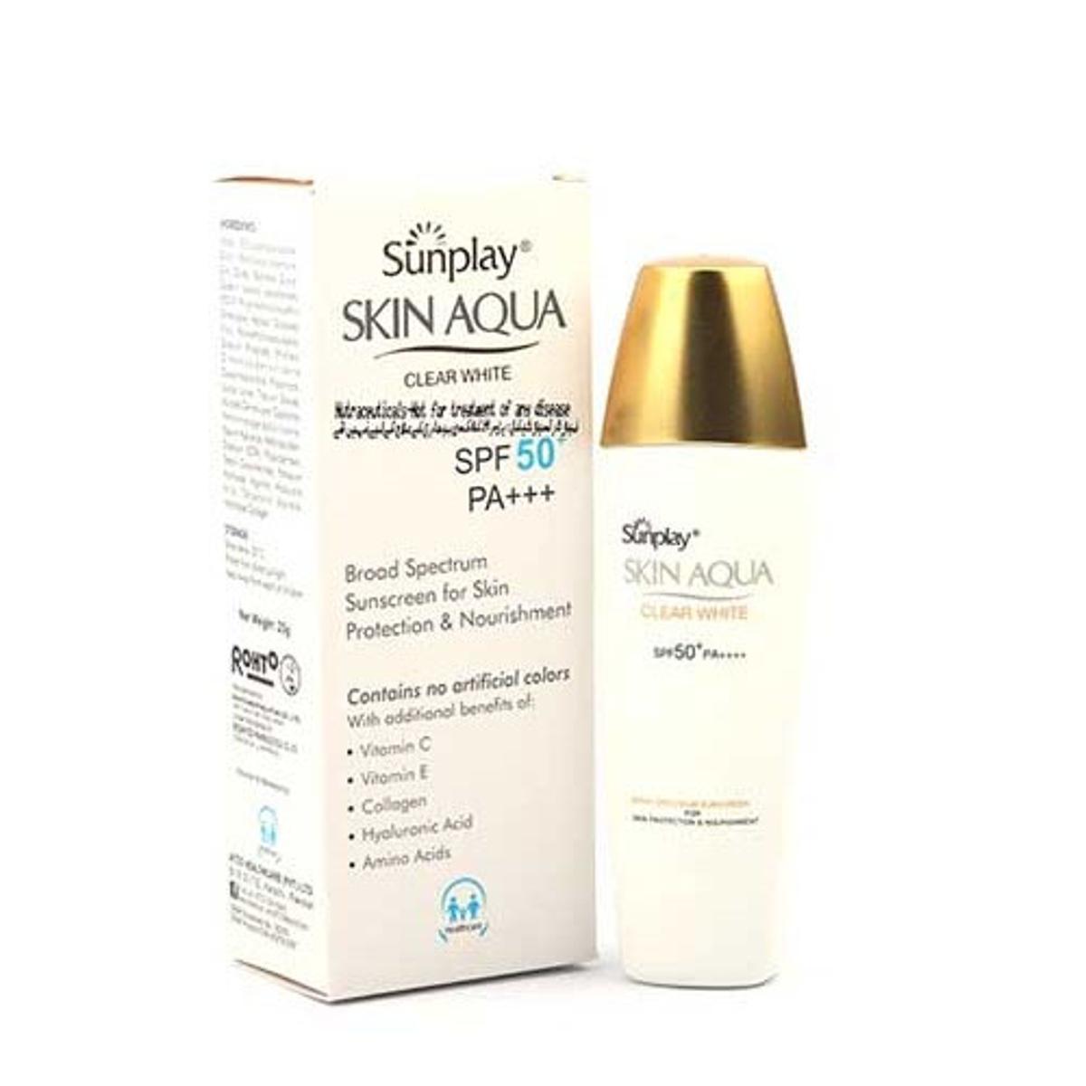 Sunplay Skin Aqua Clear White SPF 50 Sun Block 25g in pakistan | Daraz.pk