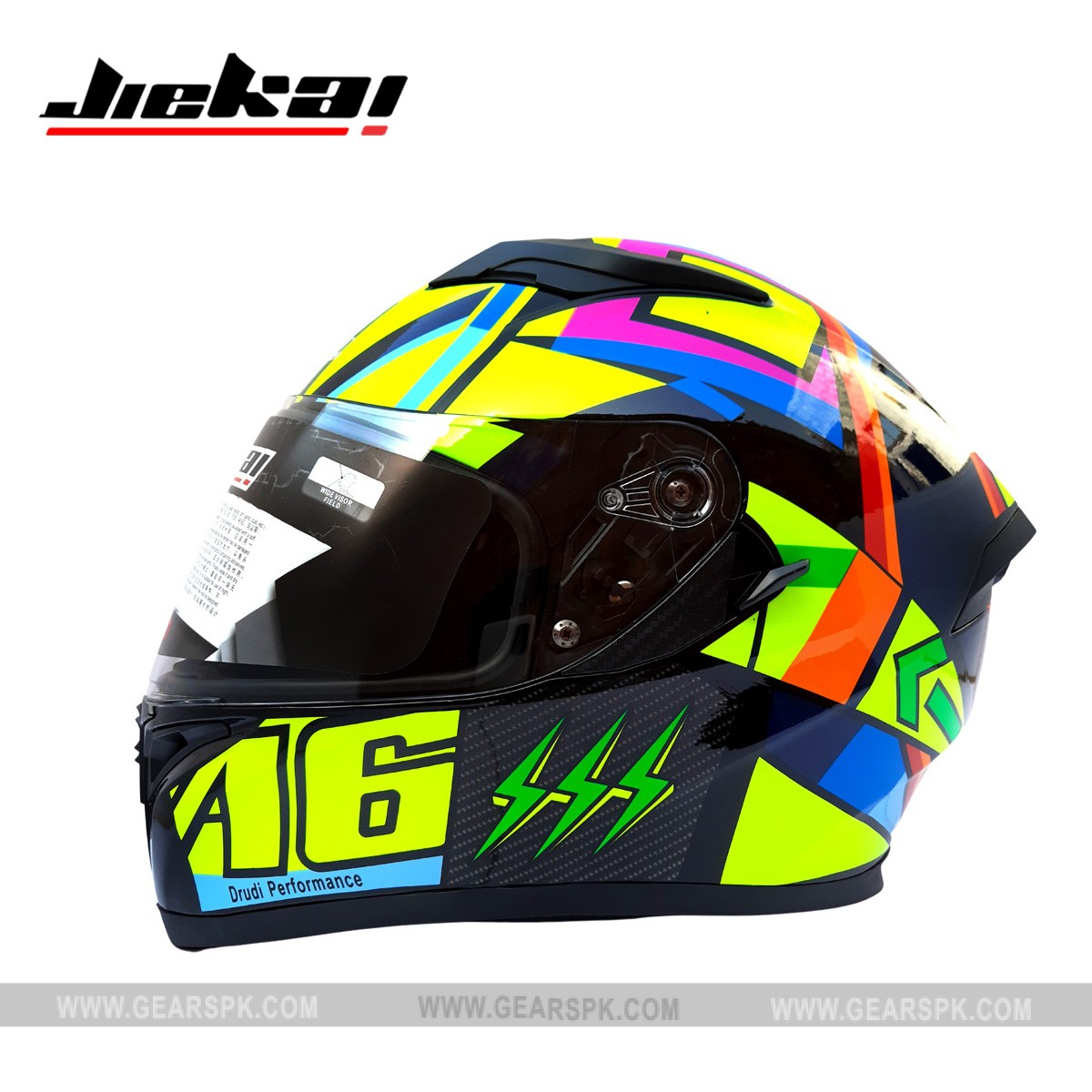 Jiekai/Jiakai/Jakai-Helmet-Jakai Helmet 902-Dot Certified-Color Red and ...