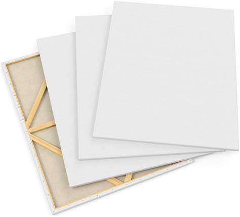 pack of 5 8x10 size Triple Gessoed Stretched Canvas Value Pack, for Oil ...