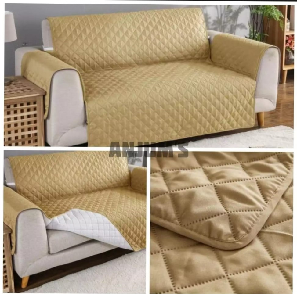 Quilted Sofa Cover - Sofa Runner - Sofa Protector Coat ,100% export ...