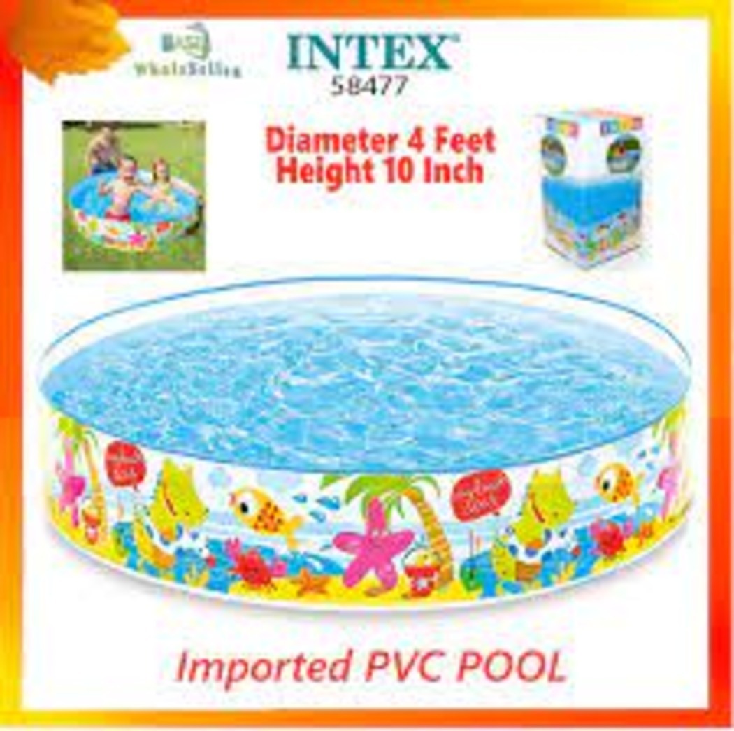 INTEX Swimming Pool / swimming pool for kids/NON-INFLATABLE SIZE (4FT ...