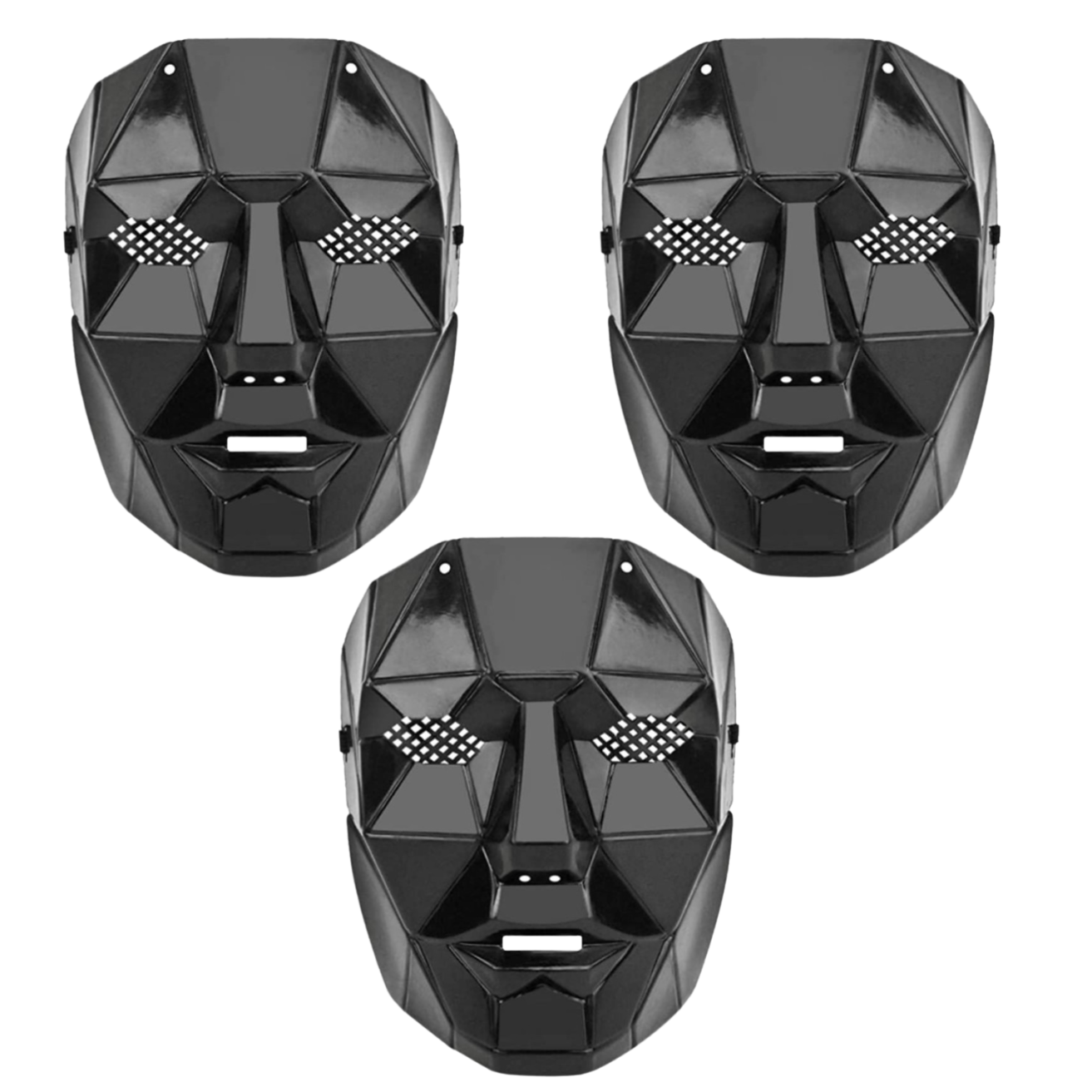 Squid Game Mask Collection | Front Man, Guard (Triangle, Square, Circle ...