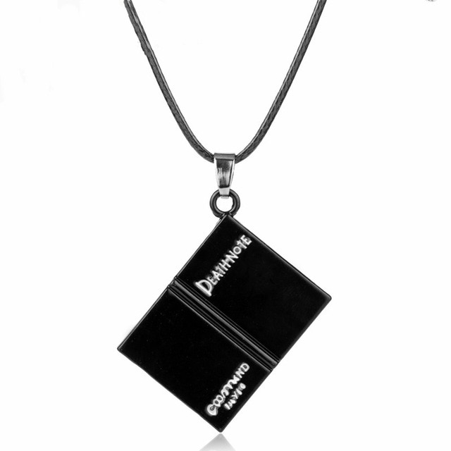 Hot Movie Anime Jewelry Death Note Necklace Death Note Book Letter 2 ...