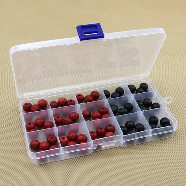 10 Slots Plastic Compartment Box with Adjustable Dividers Craft Tackle ...