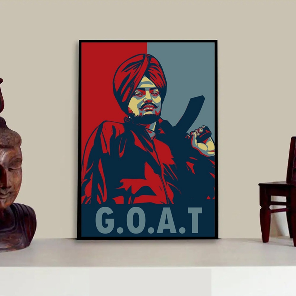 Sidhu Moose Wala Picture Frame For 295 Singer Fans Digital Printed ...