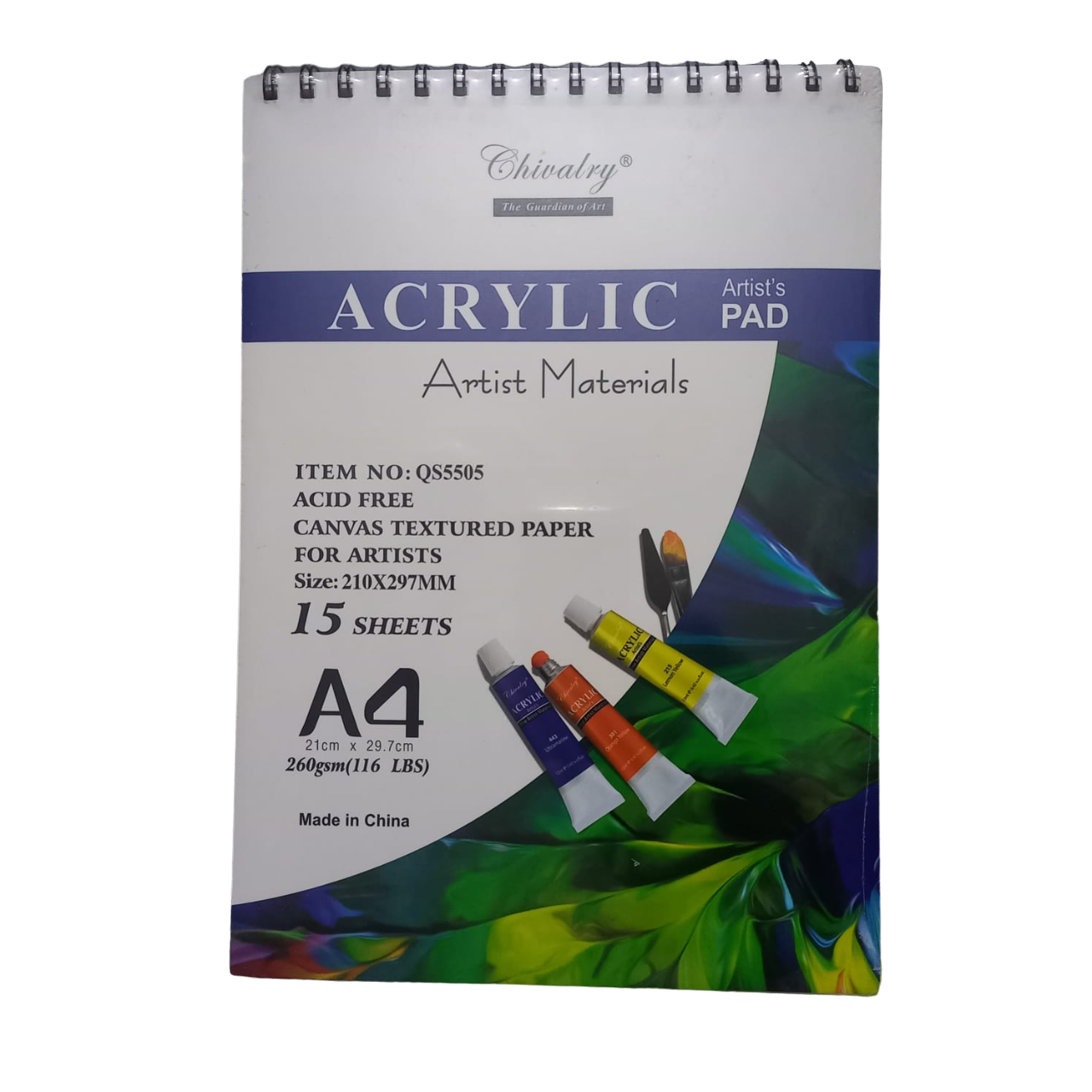 Chivalry Acrylic Pad Acrylic Artist's Pad A4 A3 260gsm, 15Sheets | Daraz.pk