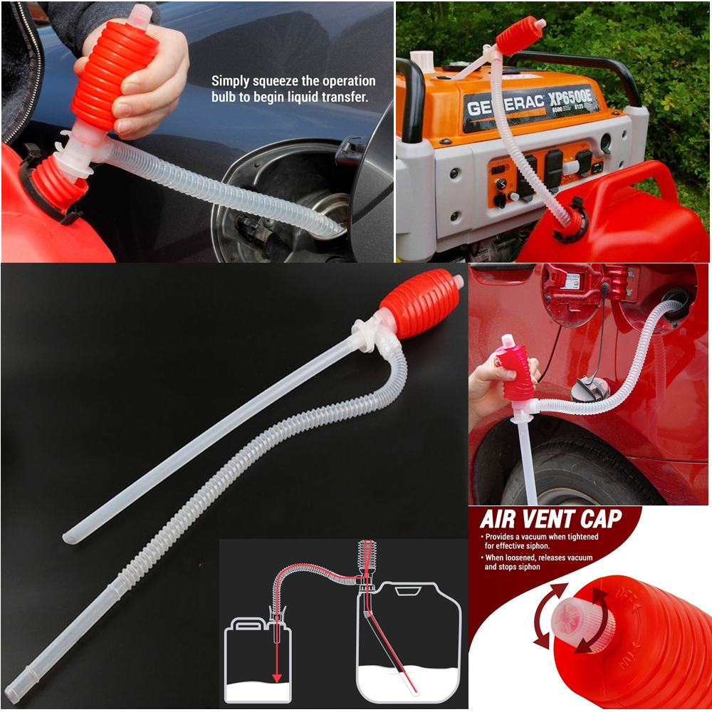 Car Generator Oil Transfer Pipe Suction Bottle filling Manual Suction ...