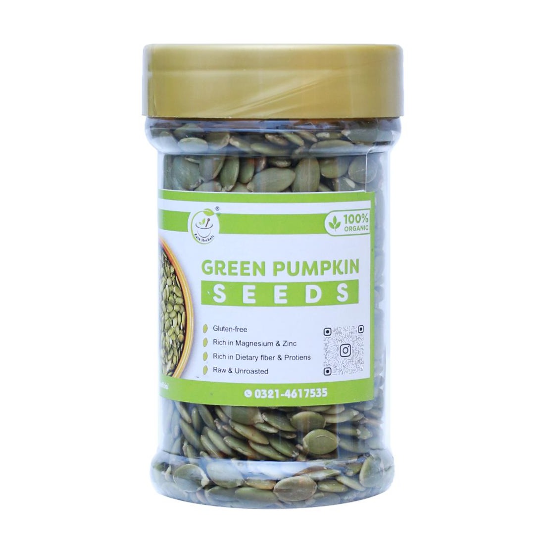 Zain Herbals | Green Pumpkin Seeds Without Shell | peeled | kaddu k ...