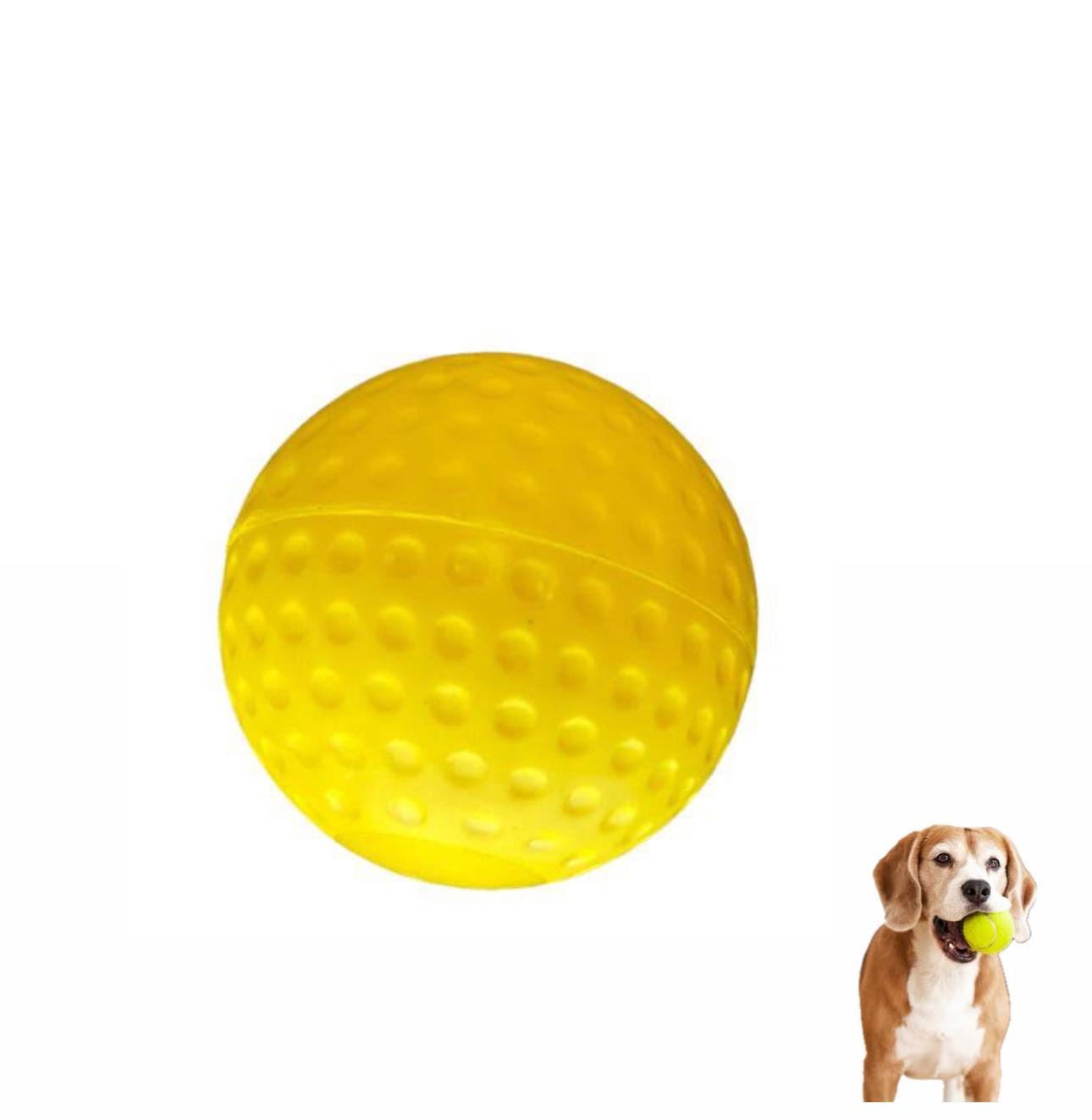 85 mm Dogs Playing High quality Rubber Scotch Ball | Daraz.pk