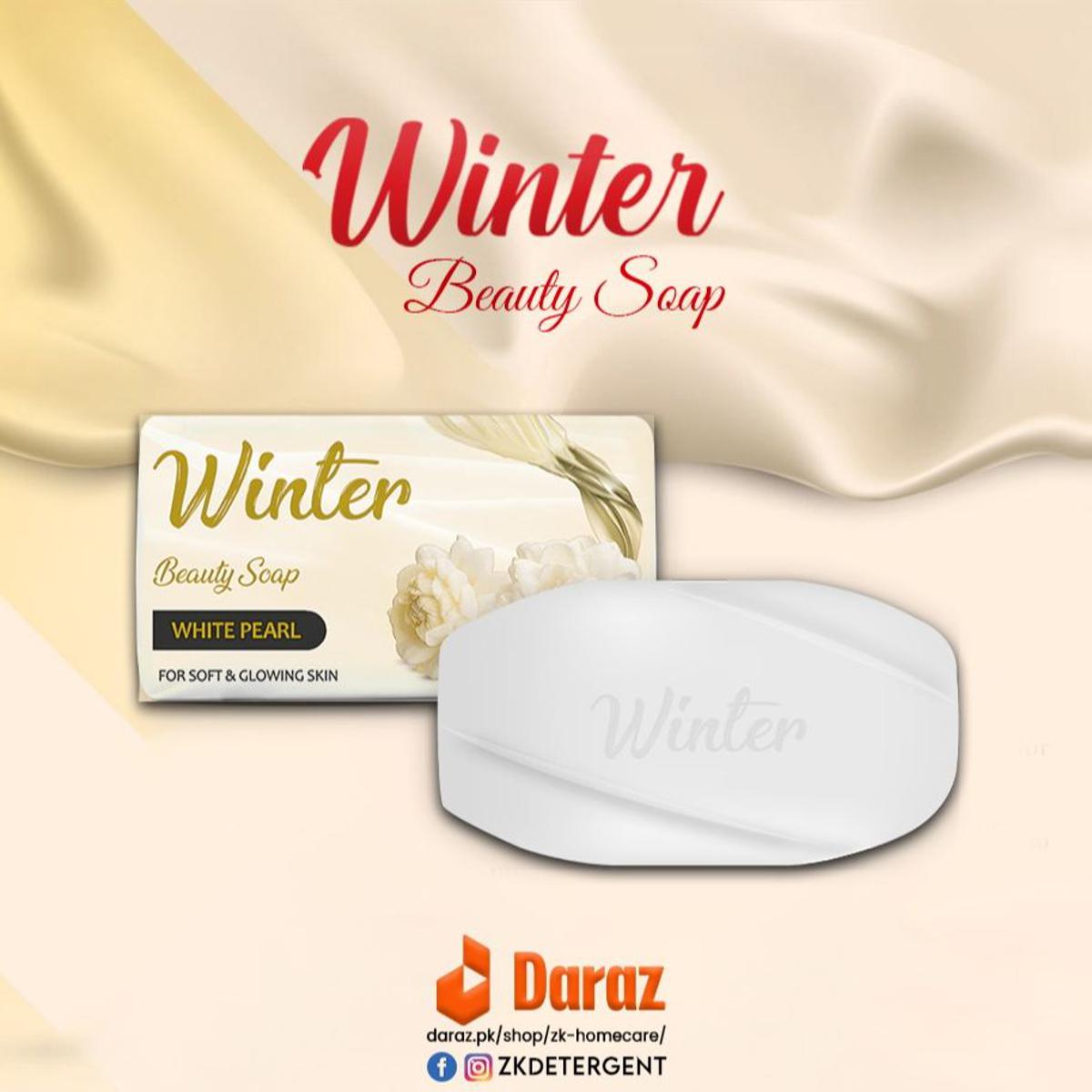 Winter Beauty Soap White Pearl 90gm 6-Pack | Daraz.pk
