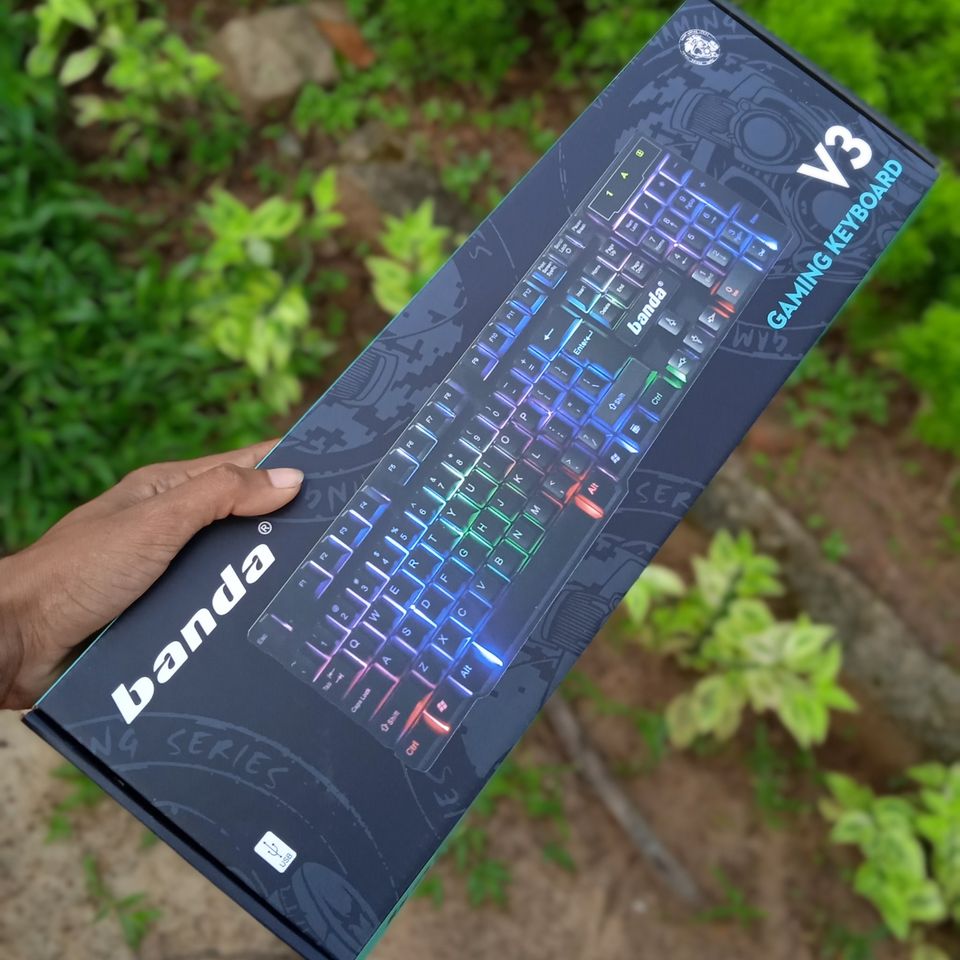 Banda v3 RGB Lights Design Gaming keyboard | Daraz.pk