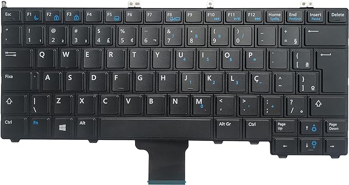 Laptop Replacement Keyboard Compatible for Dell Latitude E7240 E7420 ...