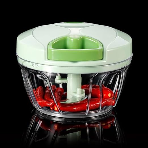 Manual Vegetable Chopper With 3,4 Stainless Steel Blades Speedy Manual ...