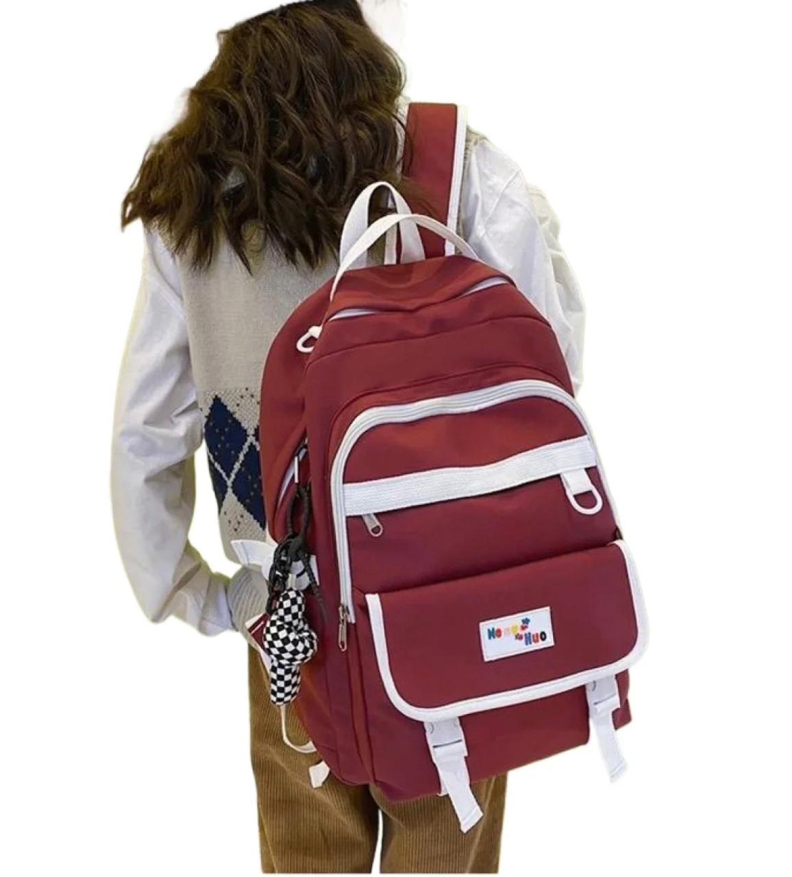 Fashion Backpack Korean University Teenagers School Travel Youth Girls Boys Backpack Laptop Bag ...