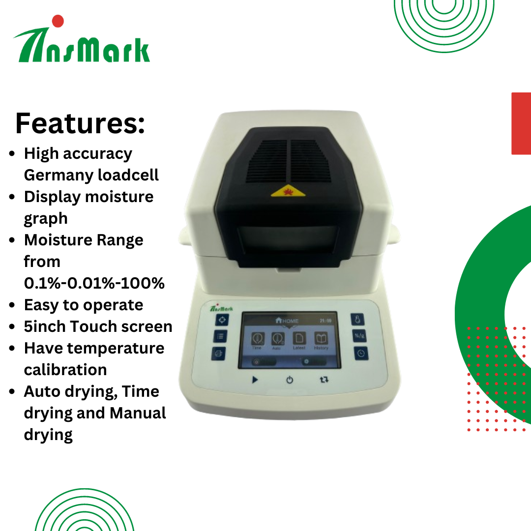 Moisture Analyzer I Moisture balance I Balance fot Lab (Analyzer) Model: MA 110-3H-T (0.001 to ...