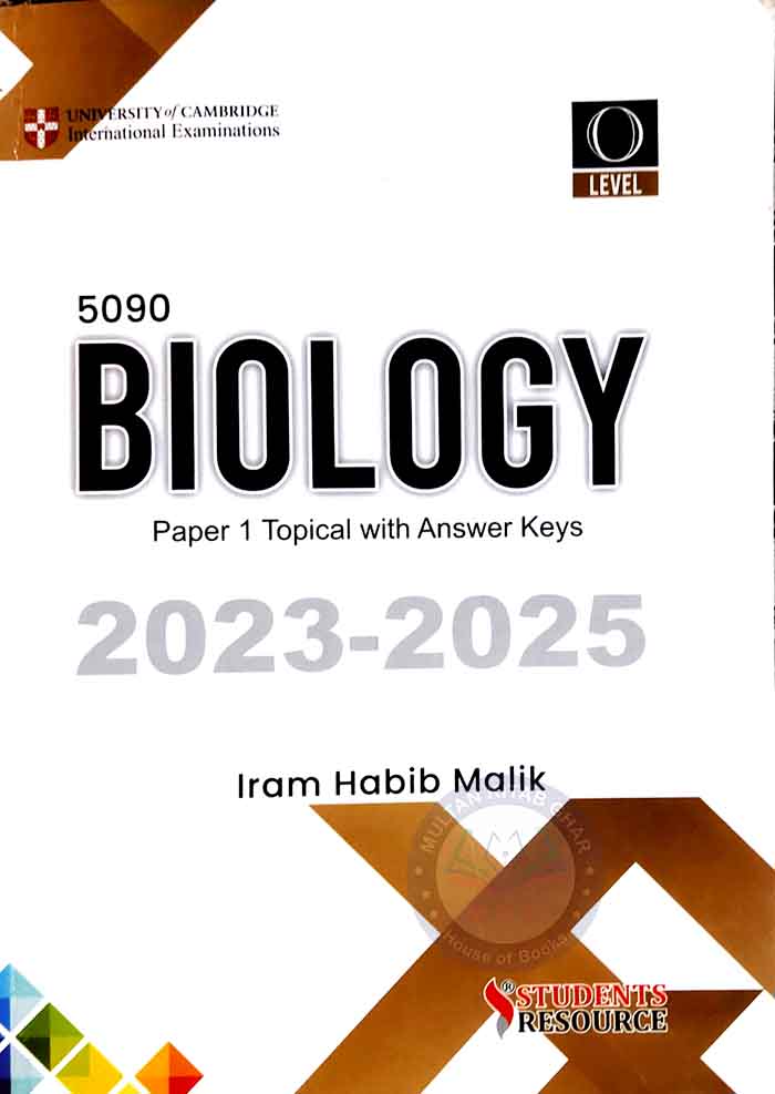 O Level 5090 Biology Paper 1 Topical with Answer Keys 2023-2025 By Iram ...