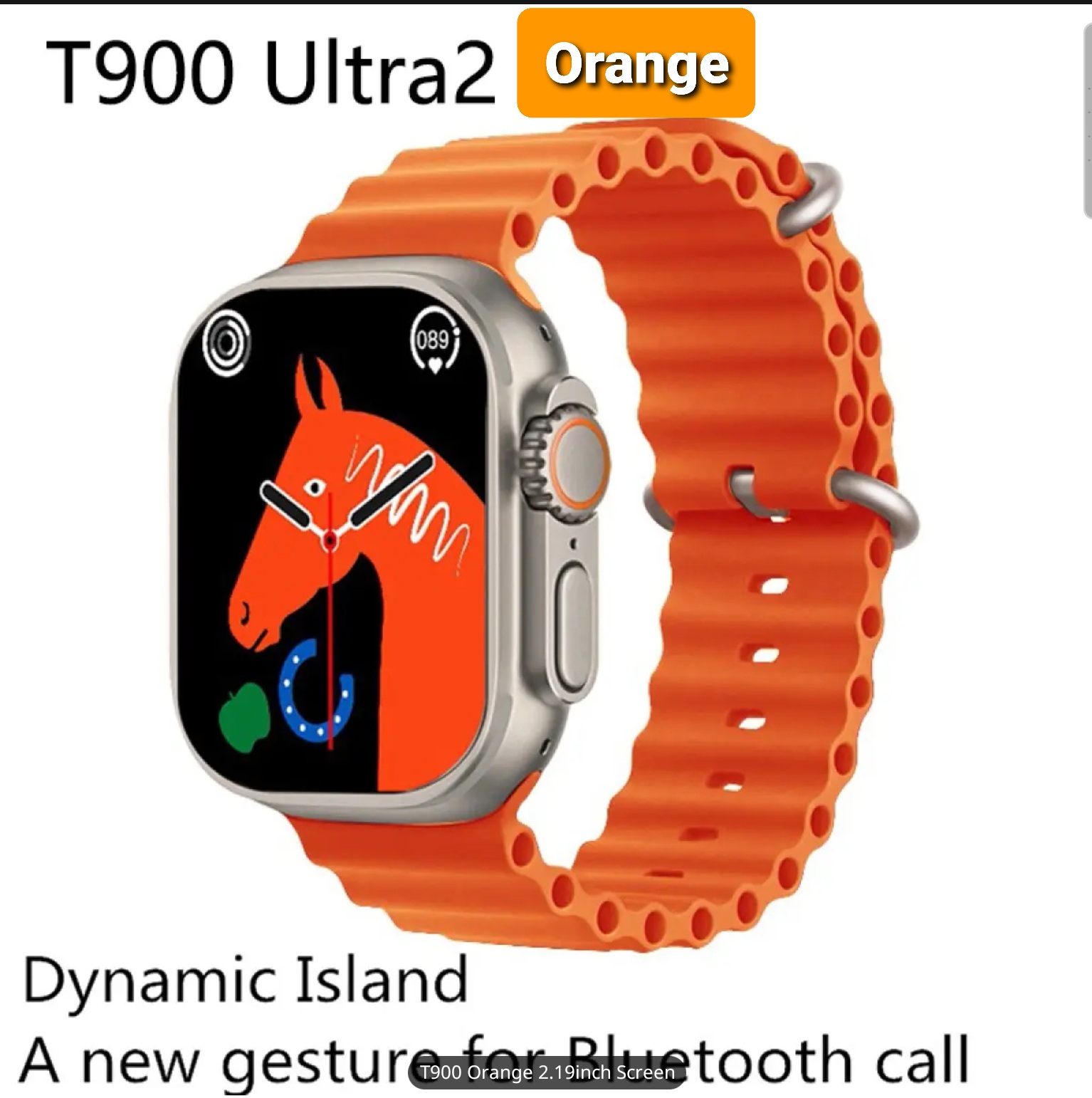 T900 Ultra 2 Series 9 2024 T900 Ultra 2 Smart Watch For Men Women 2.19 ...