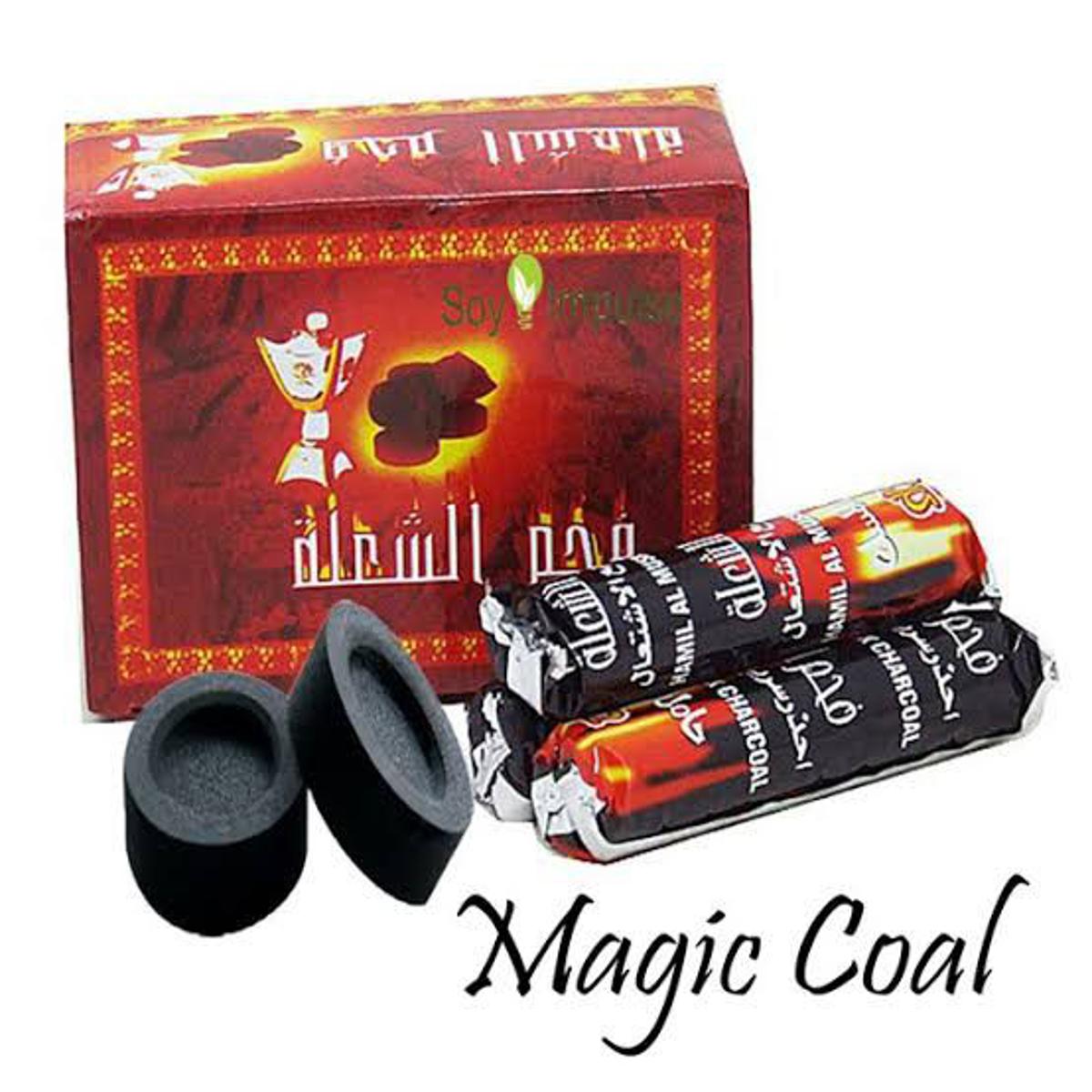 Pack of 3 Magic Coal Rolls for incense bakhoor and Black coal | Daraz.pk