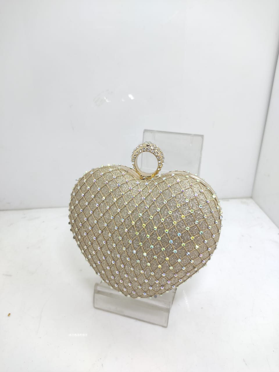 Heart Shape Fancy Clutch /Party fancy Clutch for women clutch for women ...