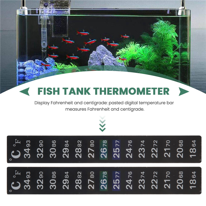 36 Pieces Digital Temperature Sticker Adhesive Thermometer Strip ...