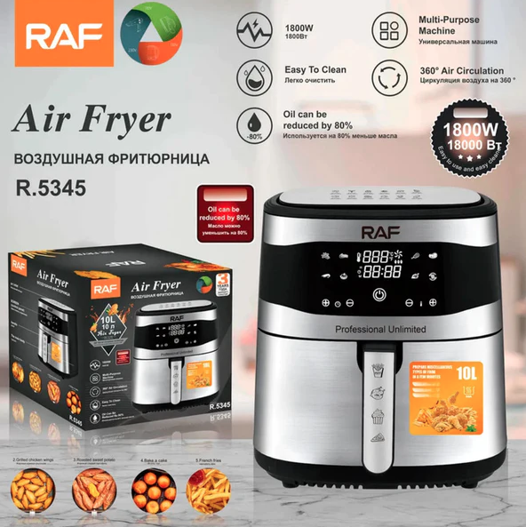 RAF Professional 10.6 Quarts Home Desktop LED Touch Multi-function ...