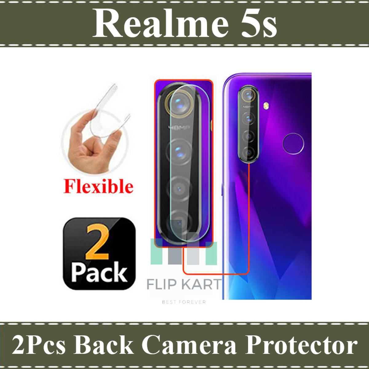 Realme 5s Back Camera 9H Gorilla Flexible Protector For Realme 5s -2Pcs ...