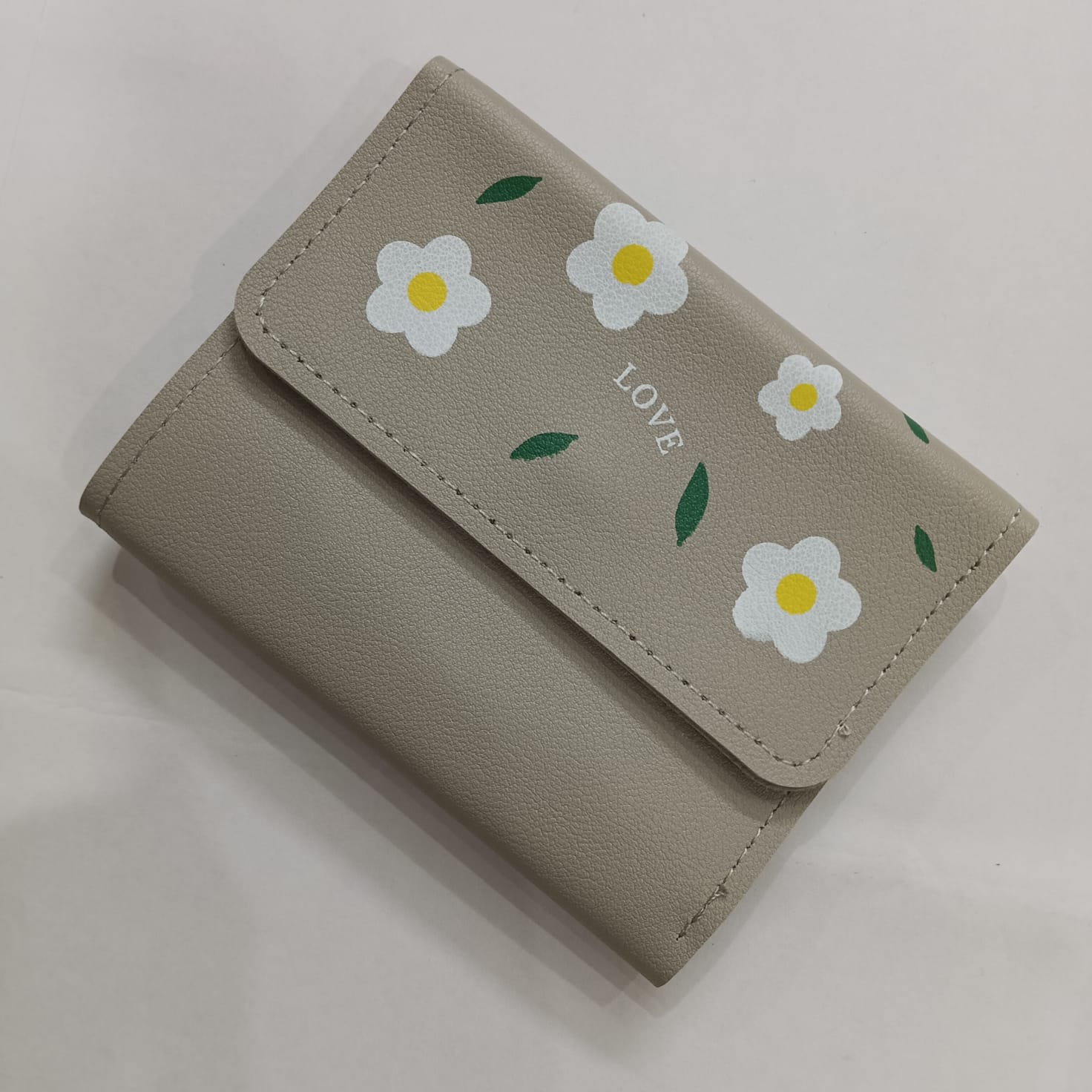Mini Trifold Wallet for Girls and Women, PU Leather, Zip Closure ...