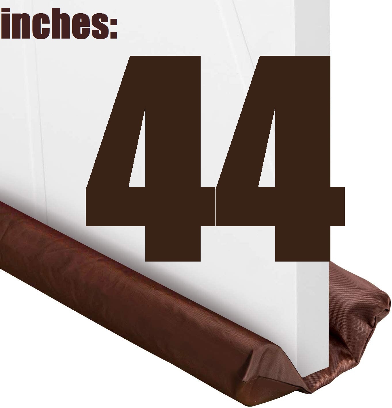 Door Draft and Dust Stopper Brown the Color 18-52 Inches Door Air ...