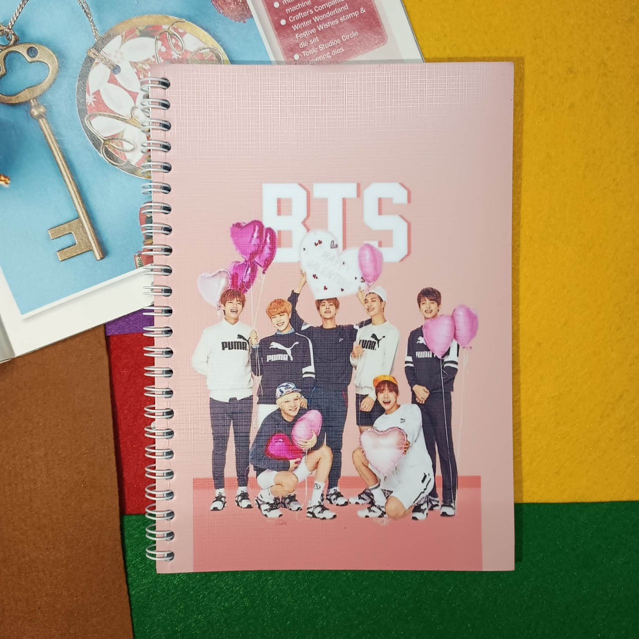 MyKitab - Pink BTS Army Personal NoteBook A5|Notebook for Girls and ...