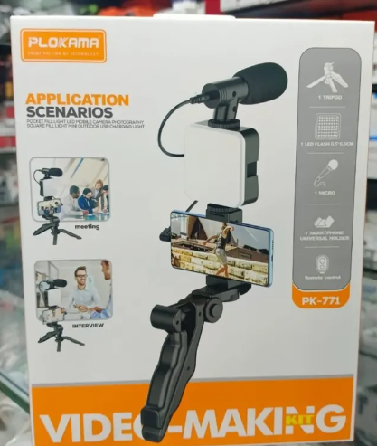 Capture Every Moment: PLOKAMA PK-771 Vlog Vlogging Set - Your Ultimate ...