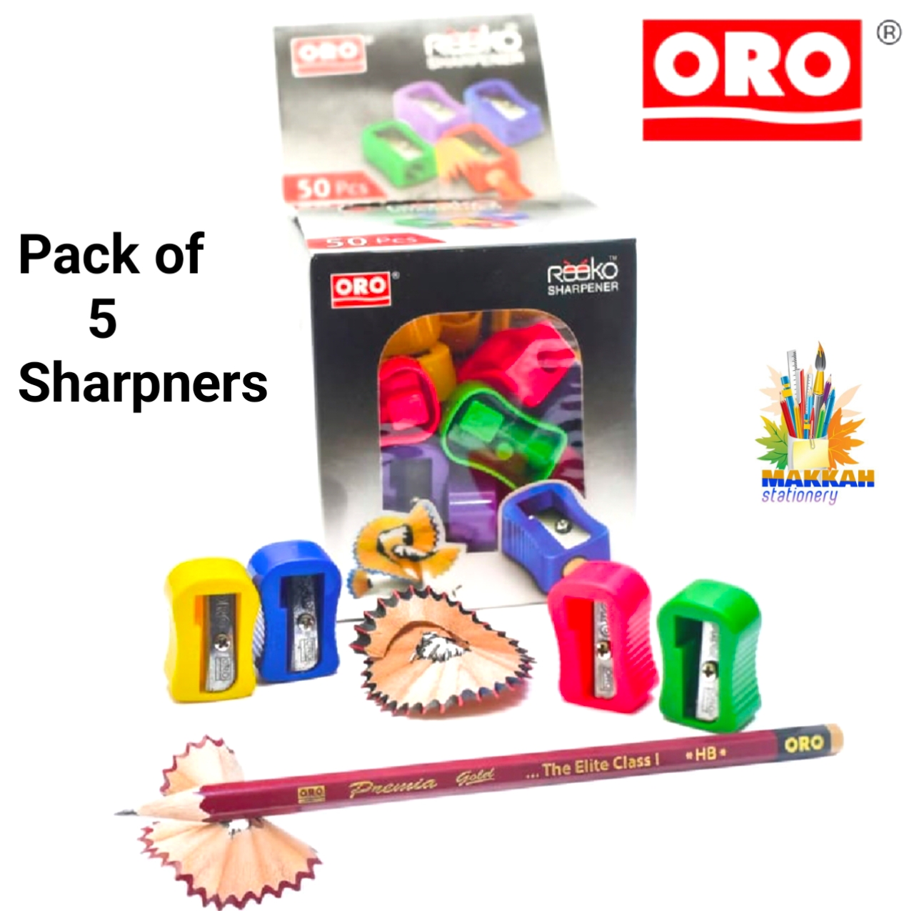 ORO Reeko Sharpeners Multicolor Sharpners For {Kids, Girls & Boys ...