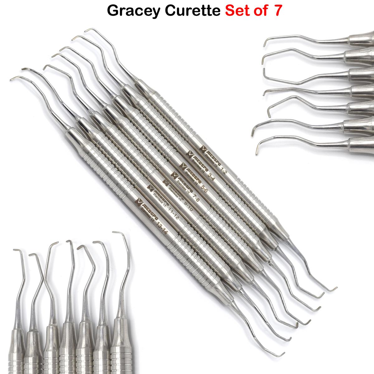 Premium Quality Dental Perio Gracey Curettes Dentist Hygiene Scaler ...