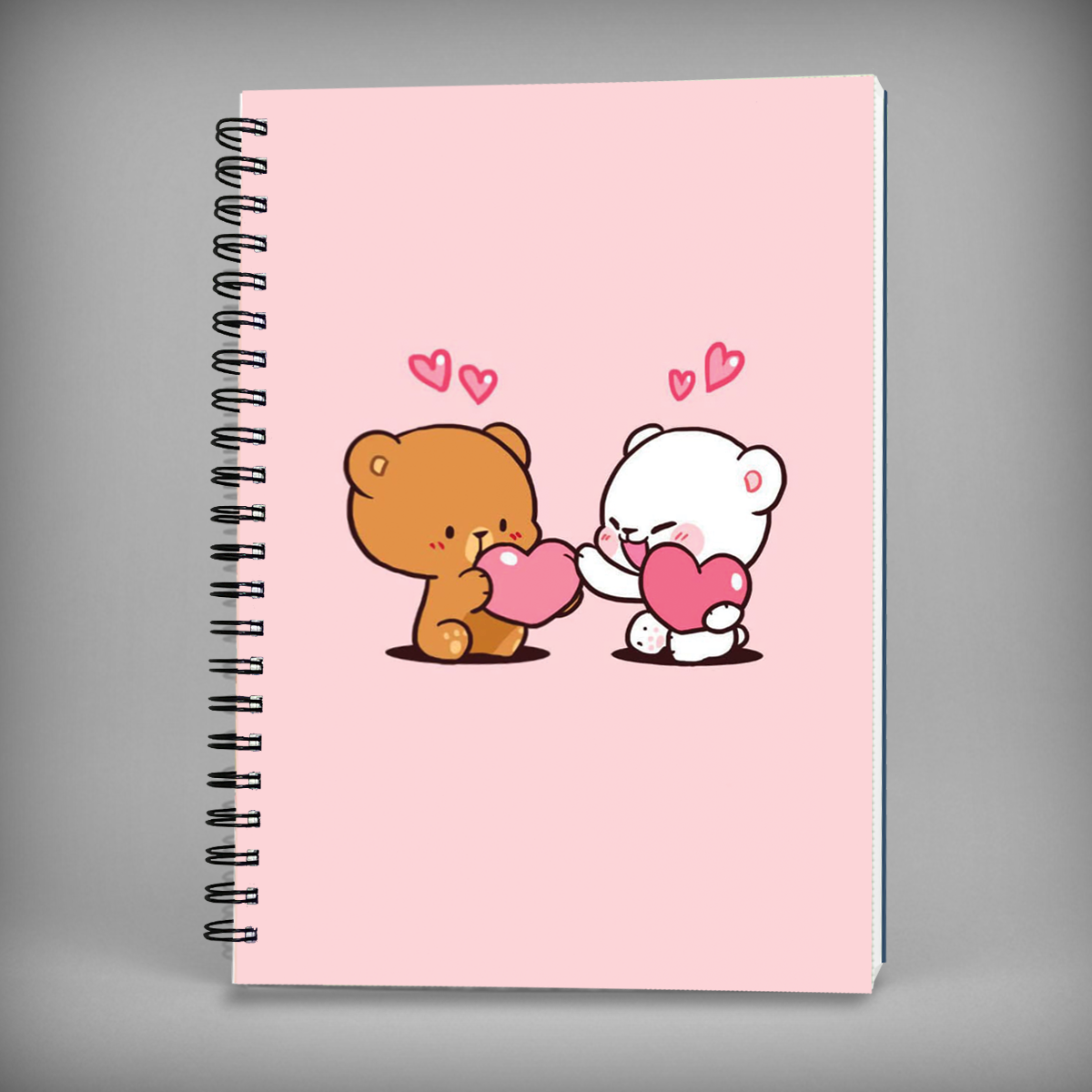 Milk & Mocha Love Spiral Notebook - 7658 | Daraz.pk